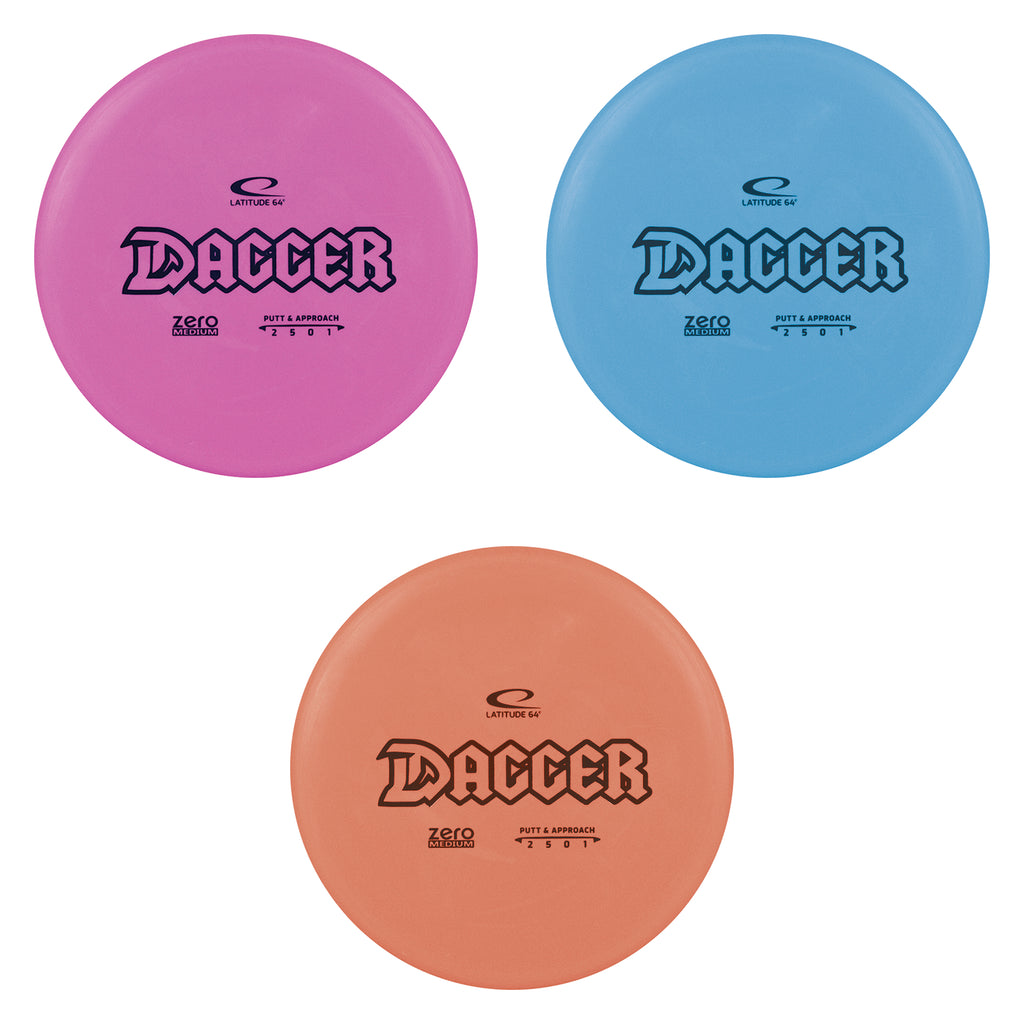Latitude 64 Disc Golf Zero Medium Dagger Putter 2/5/0/1 - Choose Exact ...